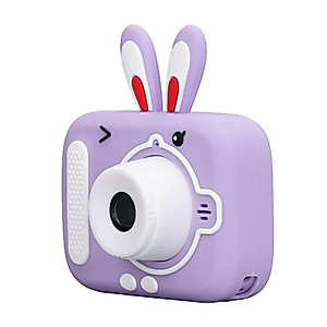 Jopwkuin 1080P Student Camera, 1080P Digital Camera Color Display 20MP 2in for Garden (Purple)