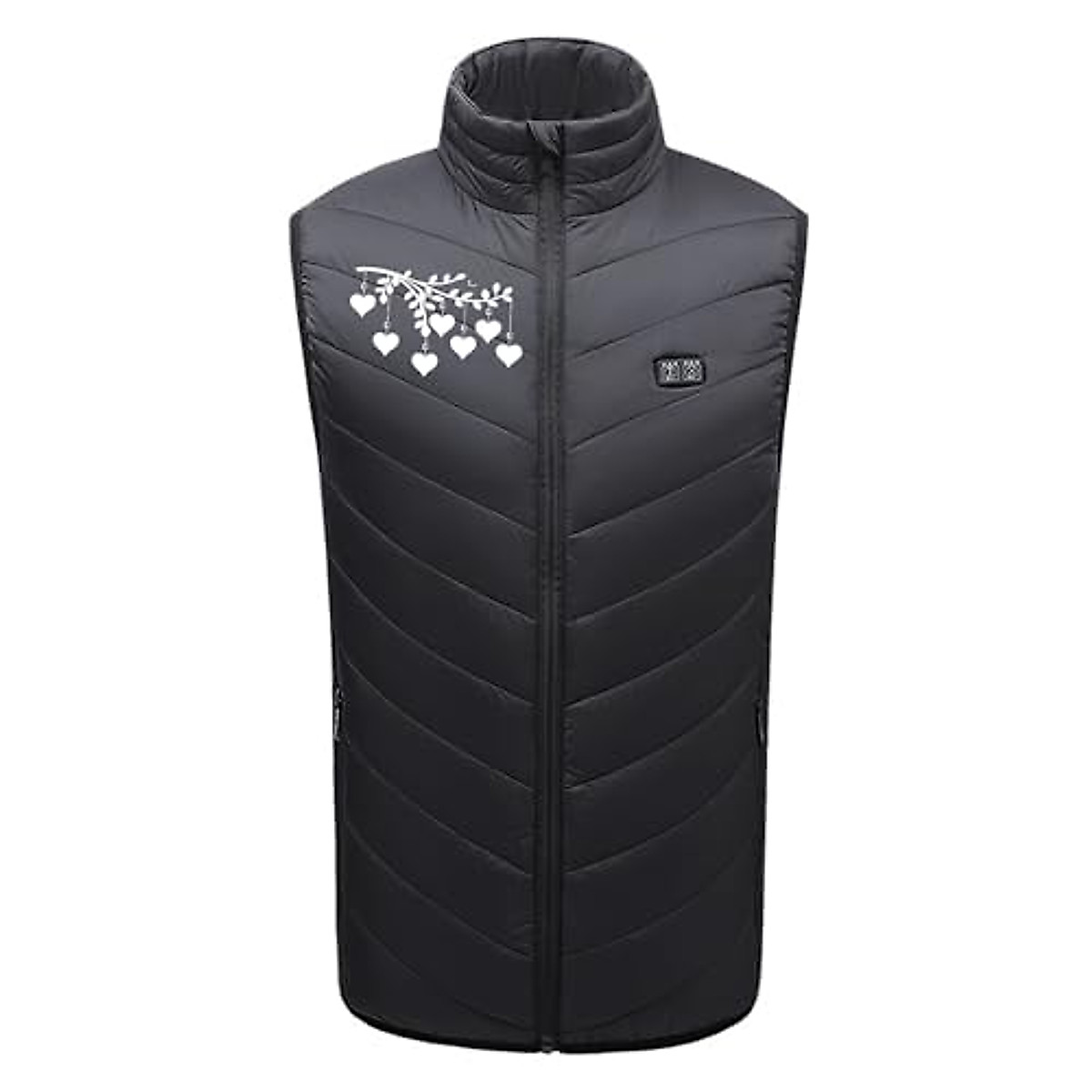 ysgfhgjw deals of the day lightning deals Heated Vest for Men and Women, USB Rechargeable Heated Jacket Electric Heating Vest, Not Included Battery Black S
