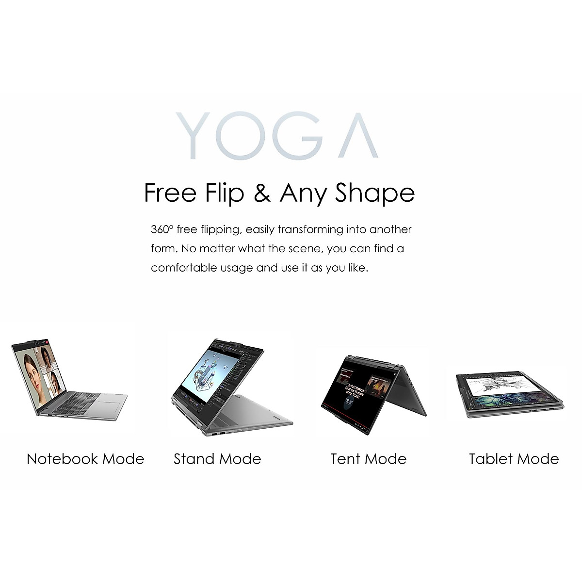 Lenovo Newest Yoga 7i 2-in-1 16" 2.5K Touch Premium Laptop, 12th Intel Evo Platform 12-Core i5-1240P, Intel Iris Xe Graphics, Backlit KB, FP, Win11 H, W/Stylus Pen(8GB|2TB SSD)