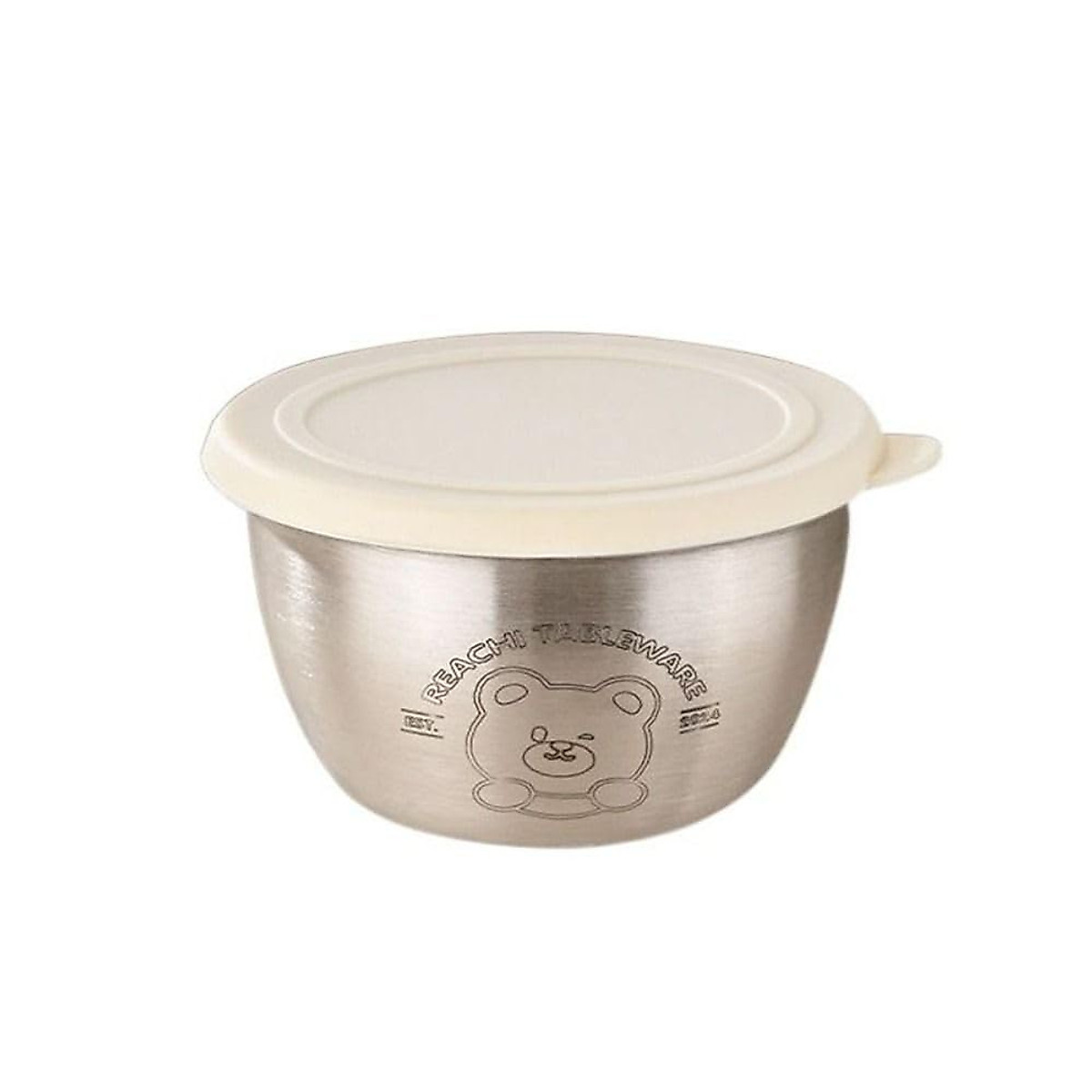 generic Stainless Steel Salad Dressing Container with Lid, Condiment Containers Leakproof and Reusable Small Containers for amping Kitchen(beige), AM0X3R0MW0FUS