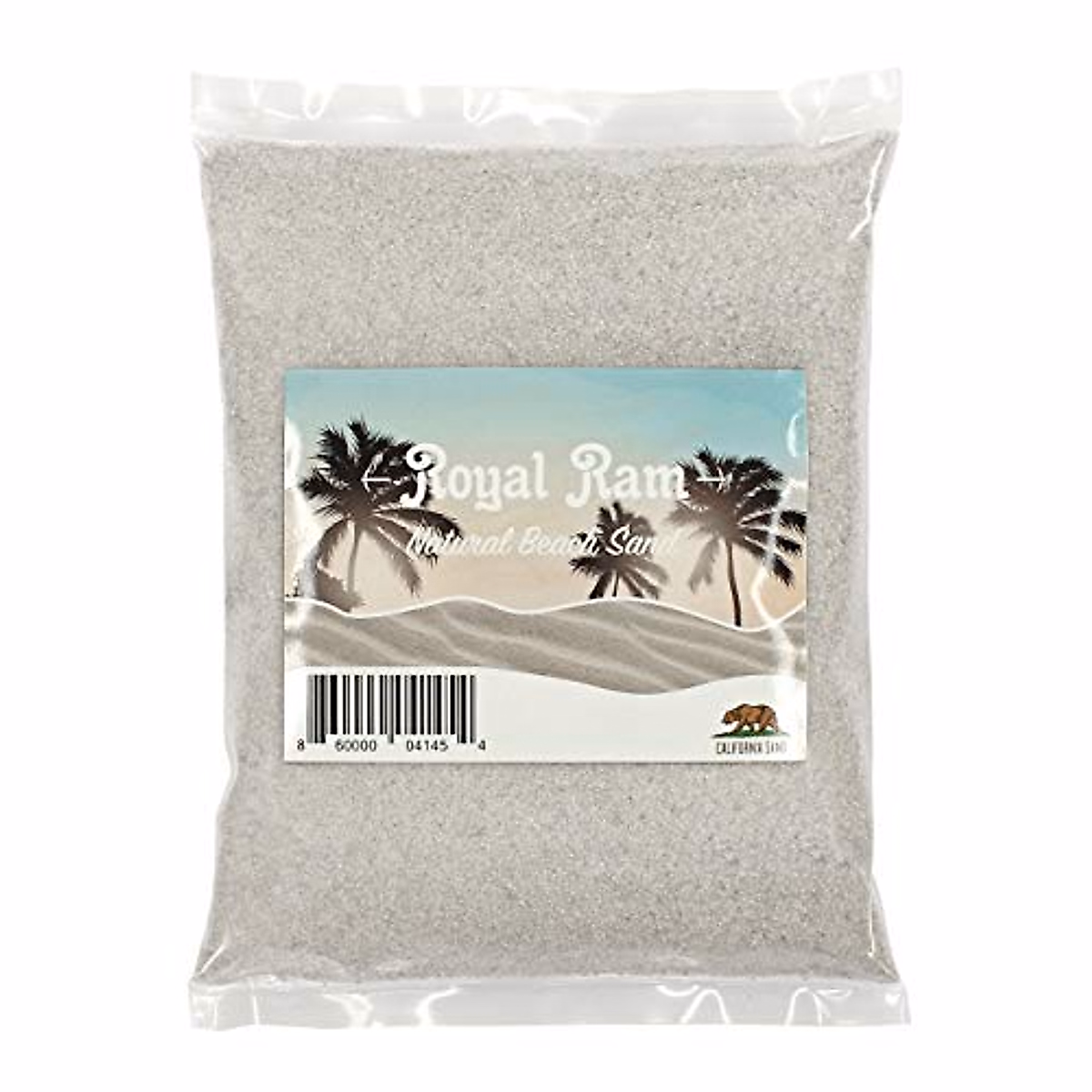 Royal Ram 2 Pounds Natural California Sand - for Interior Decor, Vase Filler, Sand Crafts and More