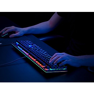 acer Predator Aethon 303 Wired Gaming Keyboard-Kailh Blue Mechanical Switches|RGB Illuminated Keyboard|12 Backlight Effects|5 Pre-Set Gaming Modes & 3 Sidelight Effects|100% Anti-Ghosting,(Pack of 1)