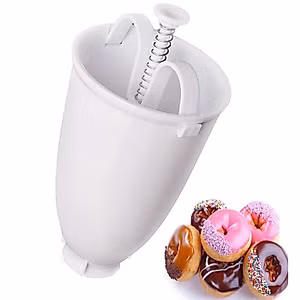 FRJ Plastic Doughnut Donut Maker Machine Mold DIY Tool Kitchen Pastry Making Bake Ware Stainless Steel