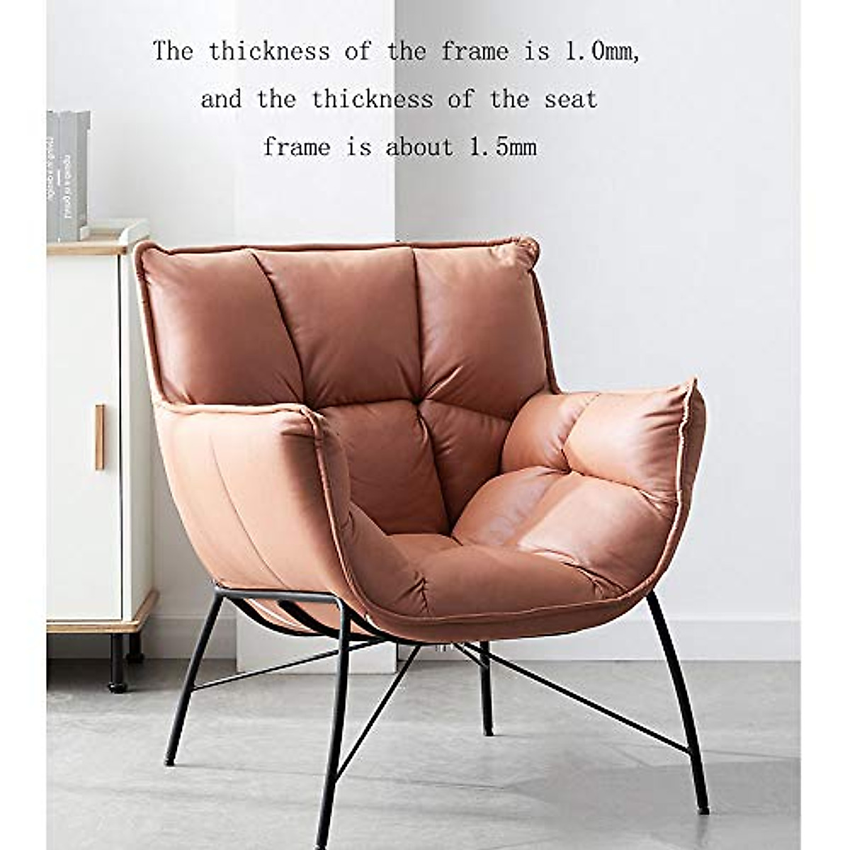 Simple and Light Luxury Creative Single Sofa Chair Bedroom Lazy Leisure Living Room Balcony Reading Small Sofa