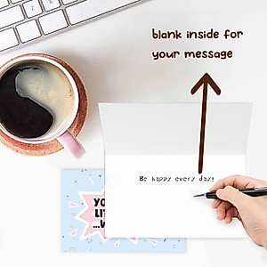 Bablira Funny Congratulations Card for Him Her, Proud Of You Card for Friend Family, Well Done Card, Graduation Card, Passed Test Card, Thank You Card, You Clever Little Shit