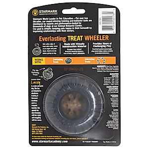Starmark Everlasting Treat Wheeler Dog Toy Small
