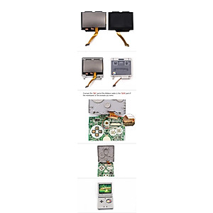 HISPEEDIDO V5 Drop in Pre-laminated IPS 3.0 inch Highlight Mod Sets For GBA SP V5 Screen Replacements LCD Kits, HD Touch Control, NO SOLDER/NO TRIMMING Need