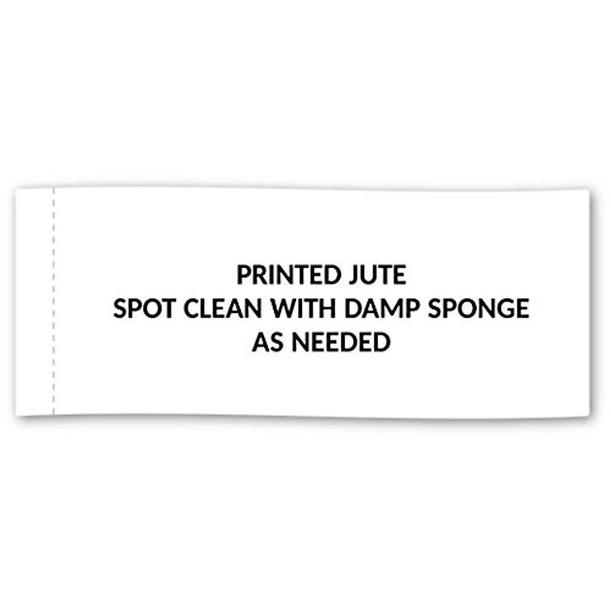 DII Burlap Collapsible Storage Bin with Cotton Handles, Medium Round, 15x12, White Border