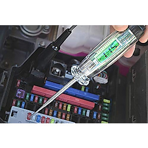 Astro Pneumatic Tool 7767 Digital LCD Wide Range Positive and Ground Circuit Tester - 3.5 - 60V,Green, Red
