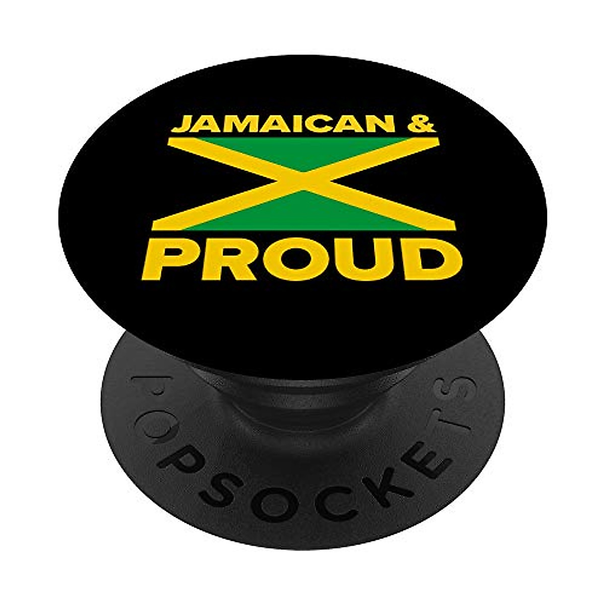 Proud Jamaican Flag Jamaica Rasta PopSockets PopGrip: Swappable Grip for Phones & Tablets