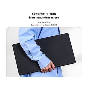 MRJKNRO.KJ Folding Table Desk at Home in The Office and car for Computer Laptop Pad Phone Reading Writing Easy to use Carry and stroage Lightweight (Black, 9.4“X17.7"X8.26")