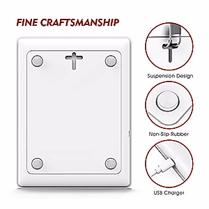 KOIOS 11lb/5kg Small Accurate Food Scale for Kitchen, Waterproof USB Plug in Rechargeable Digital Kitchen Scale, Digital Food Kitchen Scale for Weight Loss, Food Scale for Baking Dieting, White