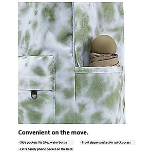 HotStyle 936Plus Tie Dye School Backpack Aesthetic Bookbag for Teen Girls, Green