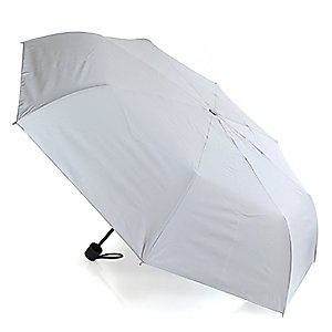Suck UK | Compact Reflective Umbrella | Reflects Even the Smallest Amount of Light | Stay Safe in Poor Visibility | Lightweight Windproof Umbrella | High Visibility Umbrella