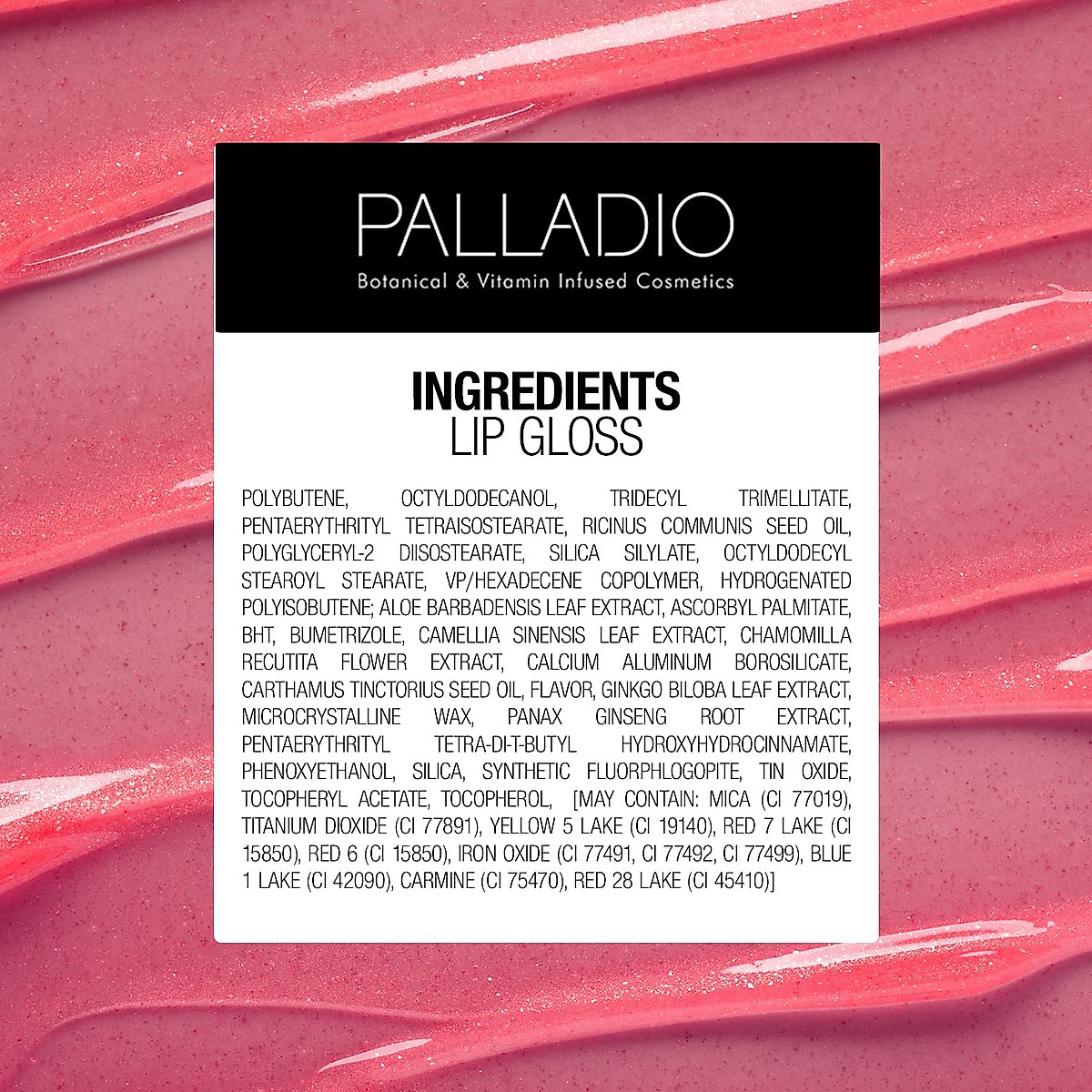 Palladio Lip Gloss, Non-Sticky Lip Gloss, Contains Vitamin E and Aloe, Offers Intense Color and Moisturization, Minimizes Lip Wrinkles, Softens Lips with Beautiful Shiny Finish, Copper