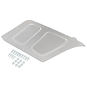 HECASA A/C And Heater Delete Panel Compatible with 1967-1972 Chevrolet GMC Pickups Blazers and Jimmy K5 Steel A/C Heater Blower Box Delete Panels Bare Metal