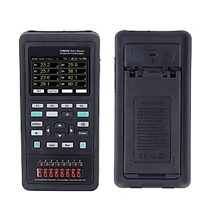 WEYI Temperature Data Recorder, High Accuracy Multi Channel Temperature Tester for Electronics Testing (US Plug)