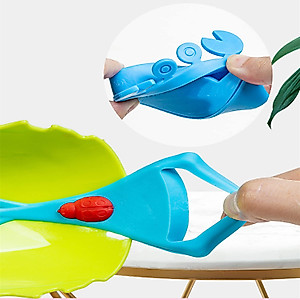 Odowalker 4 Pack Leaf Design Faucet Extender, Sink Handle Extender, Safe Fun Baby Hand-Washing Solution for Babies, Toddlers, Kids and Children