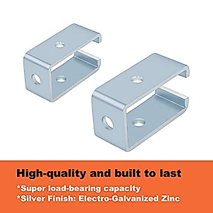 Channel Trolley Track Hanger for P1834-EG, Intermediate Support Hanger Bracket for 1-5/8" Strut Channel - 4 Packs