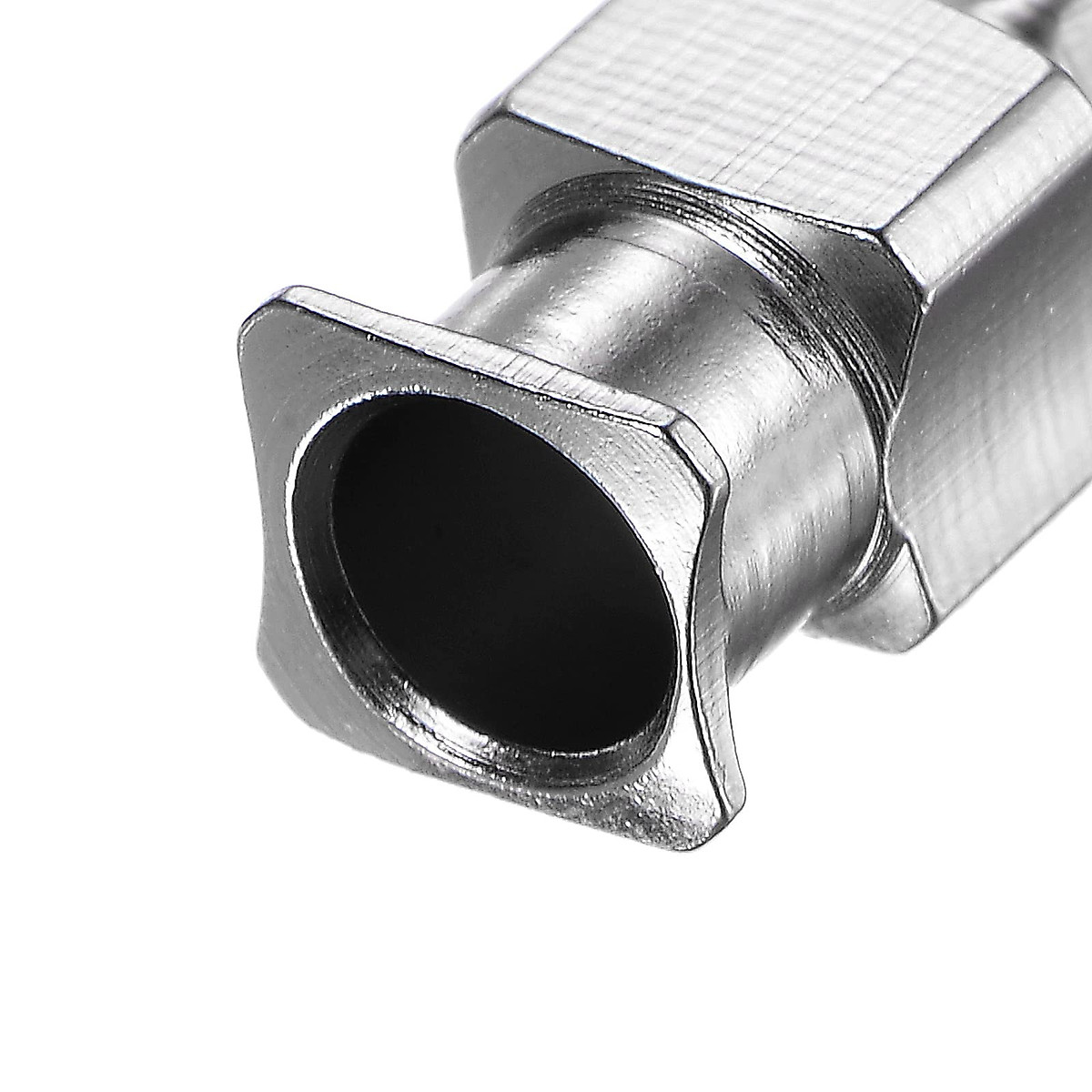 HARFINGTON 10pcs 8Gauge Stainless Steel Dispensing Needles, 1 1/2" All Metal Glue Needle Tube Blunt Tips Luer Lock for Thick Liquids, Ink, Glue, Lab Use