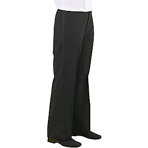 NEIL ALLYN Tuxedo Pants for Men - Comfort Fit Expandable Waist Black 36