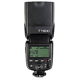 Godox TT600 2.4G Wireless GN60 Master/Slave Camera Flash Remote Control Off Board HSS Speedlite Universal Flash with One Contact for Canon Nikon Sony Pentax Olympus Fuji Lumix…