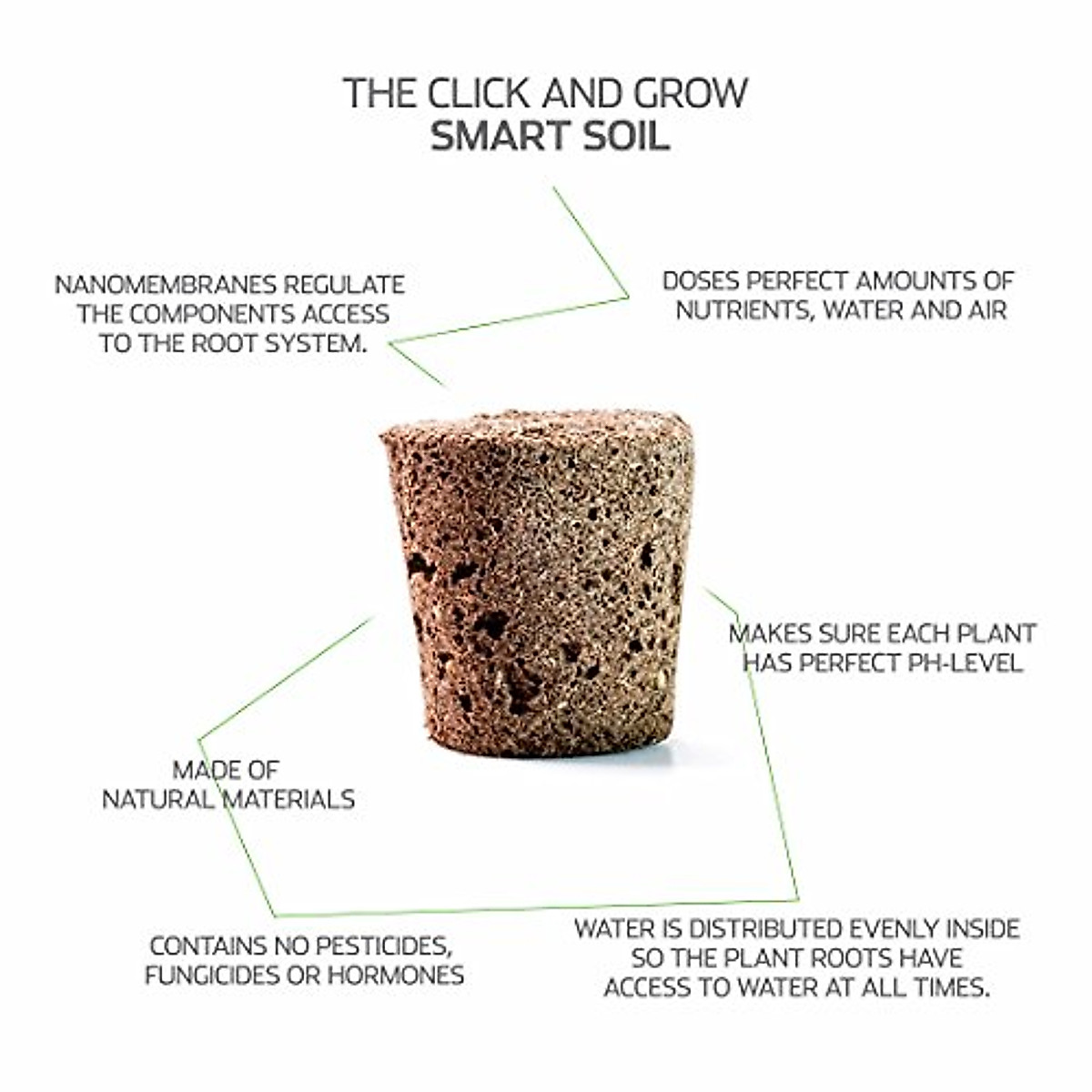 Click and Grow Smart Garden Mibuna Plant Pods, 3-Pack