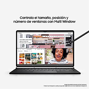 Samung Galaxy Tab S8+ 5G WiFi+LTE Factory Unlocked Tablet SM-X806B 12.4 Inch, 256GB Internal Memory, 8GB RAM, Android Tablet Including S Pen EU/UK Model International Version (Pink)