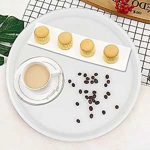 Saedy White Fast Food Trays - 4 Pack for All Occasions