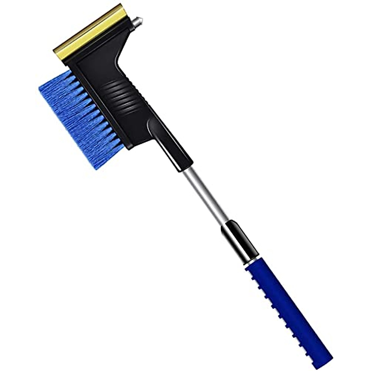 Car Snow Brush Removal Extendable with Ice Scraper and Ice Breaker Detachable Snow Mover for Car Auto SUV Truck Windshield Windows