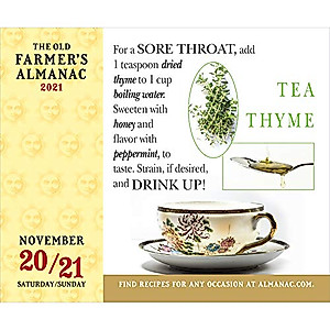 The 2021 Old Farmer's Almanac Everday Calendar