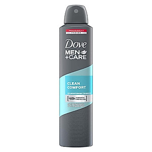 Dove Men+Care Antiperspirant Dry Spray Deodorant for Men Clean Comfort 48 Hour Sweat and Body Odor Protection 3.8 oz 3 Count