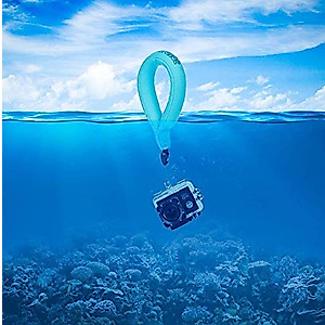 Waterproof Digital Camera for Snorkeling 24 MP Video Recorder Full HD 1080P Bundle with Swimming Goggles, 32GB SD Card, Floating Wrist Strap. DV Recording Point and Digital Shoot, Dual Screen.