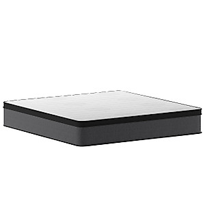 EMMA + OLIVER Astor Euro Top Hybrid Mattress - King Size - Individual Pocket Springs - Certi-PUR US Certified Foam - Pressure Relieving - Mattress in a Box
