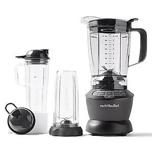 Nutribullet 1200 Watts 64 oz. Full-Size Blender Combo NBF50500 – Dark Gray