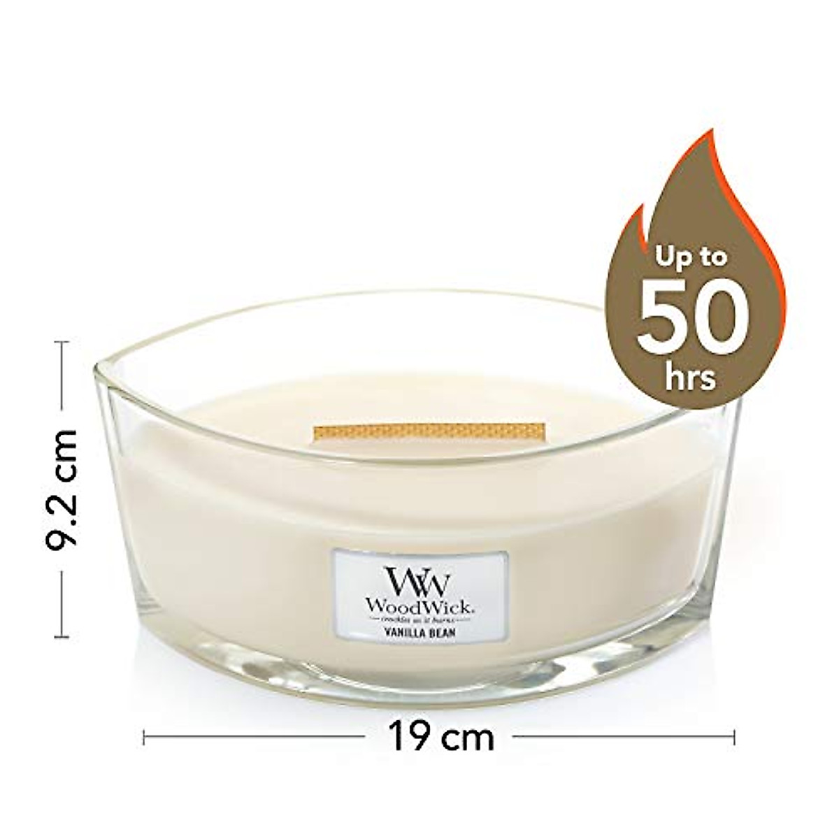 WoodWick 5038581056951 Candle Elipsa Vanilla Bean 76112E, one Size,