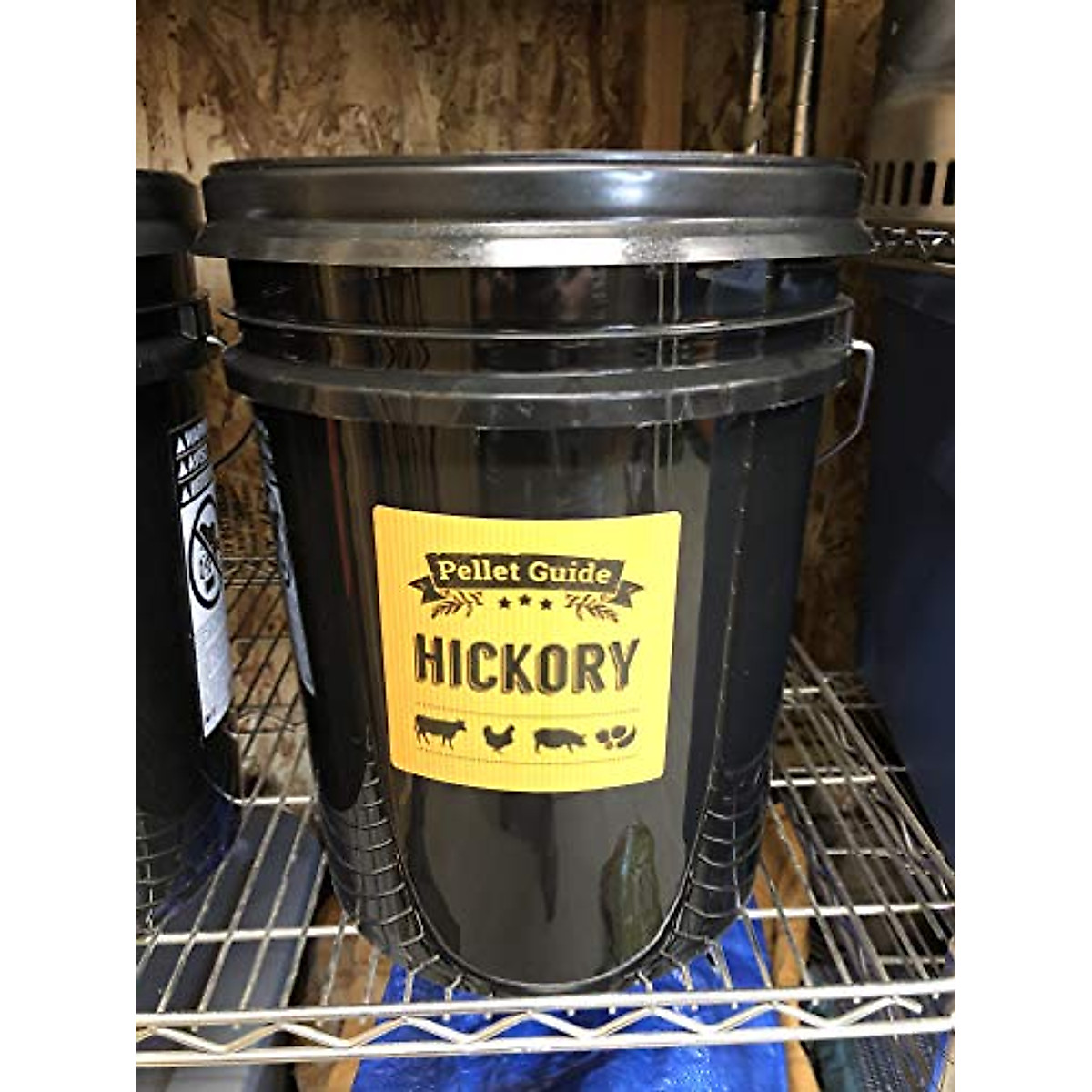 Pellet Smoker Bucket Labels for Smoker Pellet Storage