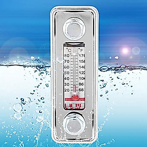 Deosdum Oil Liquid Level Gauge Meter Transparent Intuitive Display Good Sealing Accurate Measurement (LS-3)