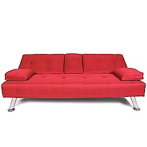LTT Futon Sofa Bed, Sleeper Sofa, Folding Sofa Bed Dual-Purpose Multi-Functional Folding Bed Suitable for Small Space Configuration Apartment Dormitory