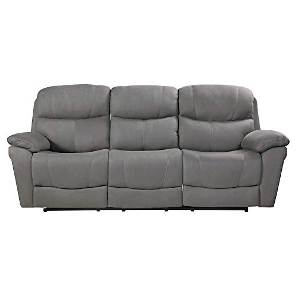 Lexicon Lapointe Wall-Hugger Power Double Reclining Sofa, Gray