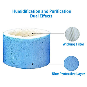 Bibolic Replacement Humidifier Wicking Filter for Honeywell HC-888, HC-888N, HC-888NC Humidifier, Replace HC-888 Series Humidifier Filter C (4 Pack)