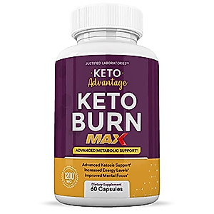 (2 Pack) Keto Advantage Keto Burn Max 1200MG Keto Pills Includes Apple Cider Vinegar goBHB Exogenous Ketones Advanced Ketogenic Supplement Ketosis Support for Men Women 120 Capsules