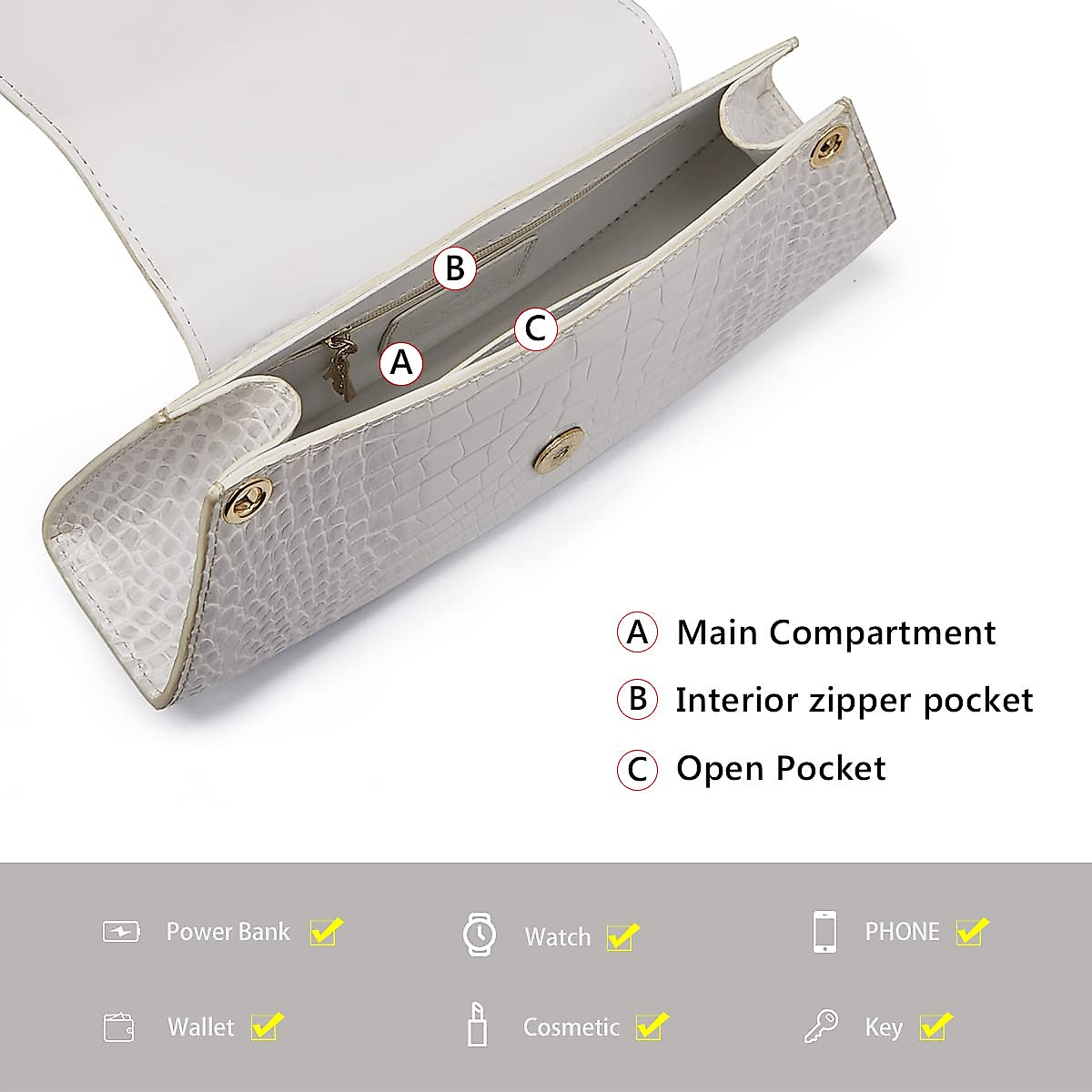 Split Leather Crossbody Bag for Women Purses Fashion Crocodile Small Hobo Bag Ladies Shoulder Bag Qriginal Design Underarm Bag