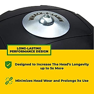 Universal String Trimmer Head Replacement - Easy Line Quick-Load Bump Feed Weed Eater Head Replaces Echo Speed Feed 400 Stihl Ryobi Shindaiwa and More Durable Metal Head Design STRAIGHT SHAFT ONLY