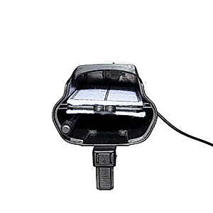 AQUA-ATL Turtle Filter 105 GPH Adjustable Submersible (Up to 40 Gal) Waterfall Turtle Fish Tank Filter (Black Filter)