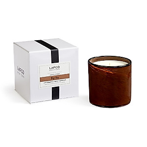 LAFCO New York Signature Candle, Big Sky - 15.5 oz - 90-Hour Burn Time - Reusable, Hand Blown Glass Vessel - Made in The USA