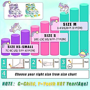 Nattork Boys Roller Skates for Kids, 3 Sizes Adjustable Toddler Roller Skates with All Light up 8 Wheels of Boy's Skates Shine, Safe and Fun for Indoor Outdoor Sports