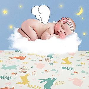 Catteyonce 2 Pcs 20x27Inches Waterproof Changing Pads,Reusable Leak Proof Crib Disaper Pads,Portable Unisex Baby Changing Mat for Home&Travel.