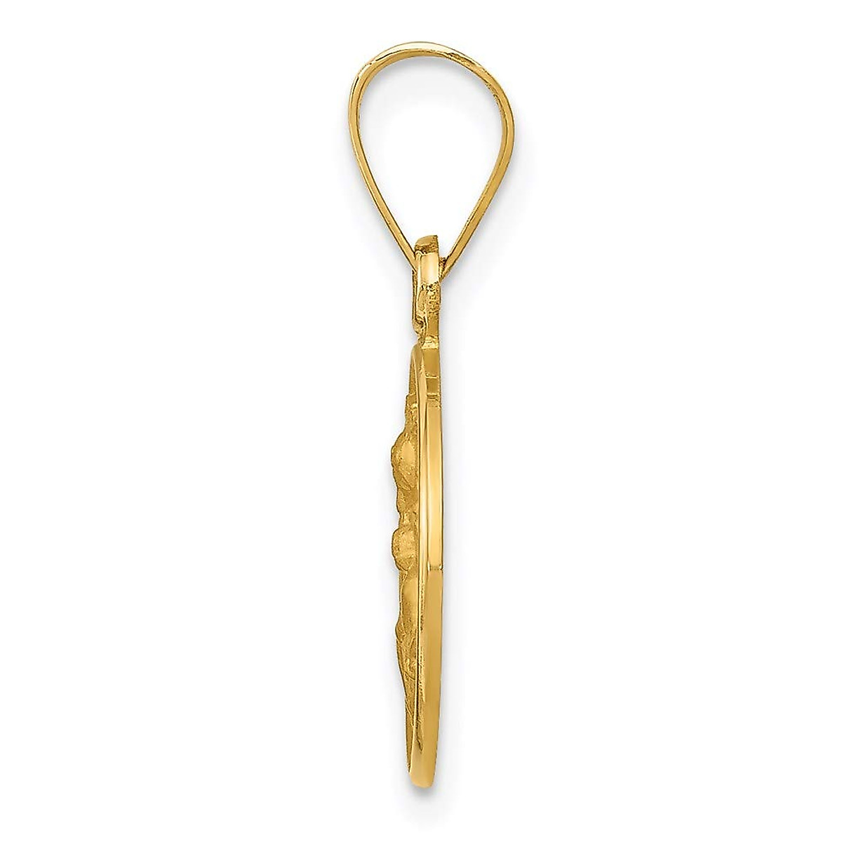 18k Our Lady of Perpetual Help Medal Pendant Q18XR46