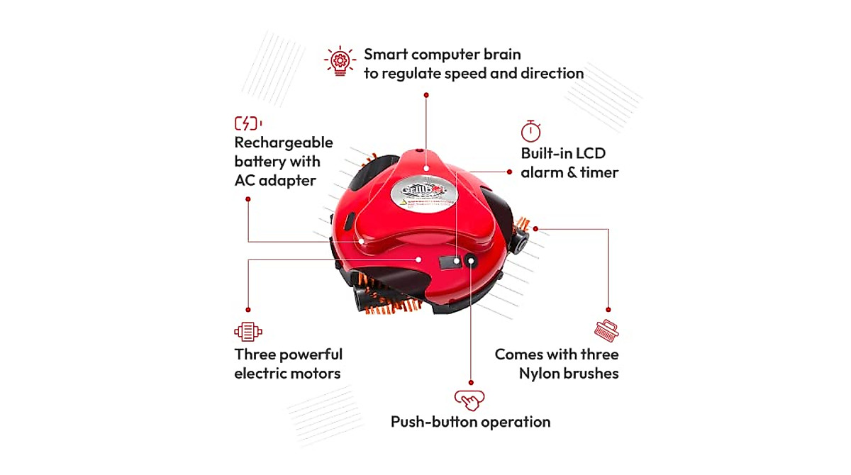 Grillbot Automatic Grill Cleaner Robot - Effortless BBQ Cleanup